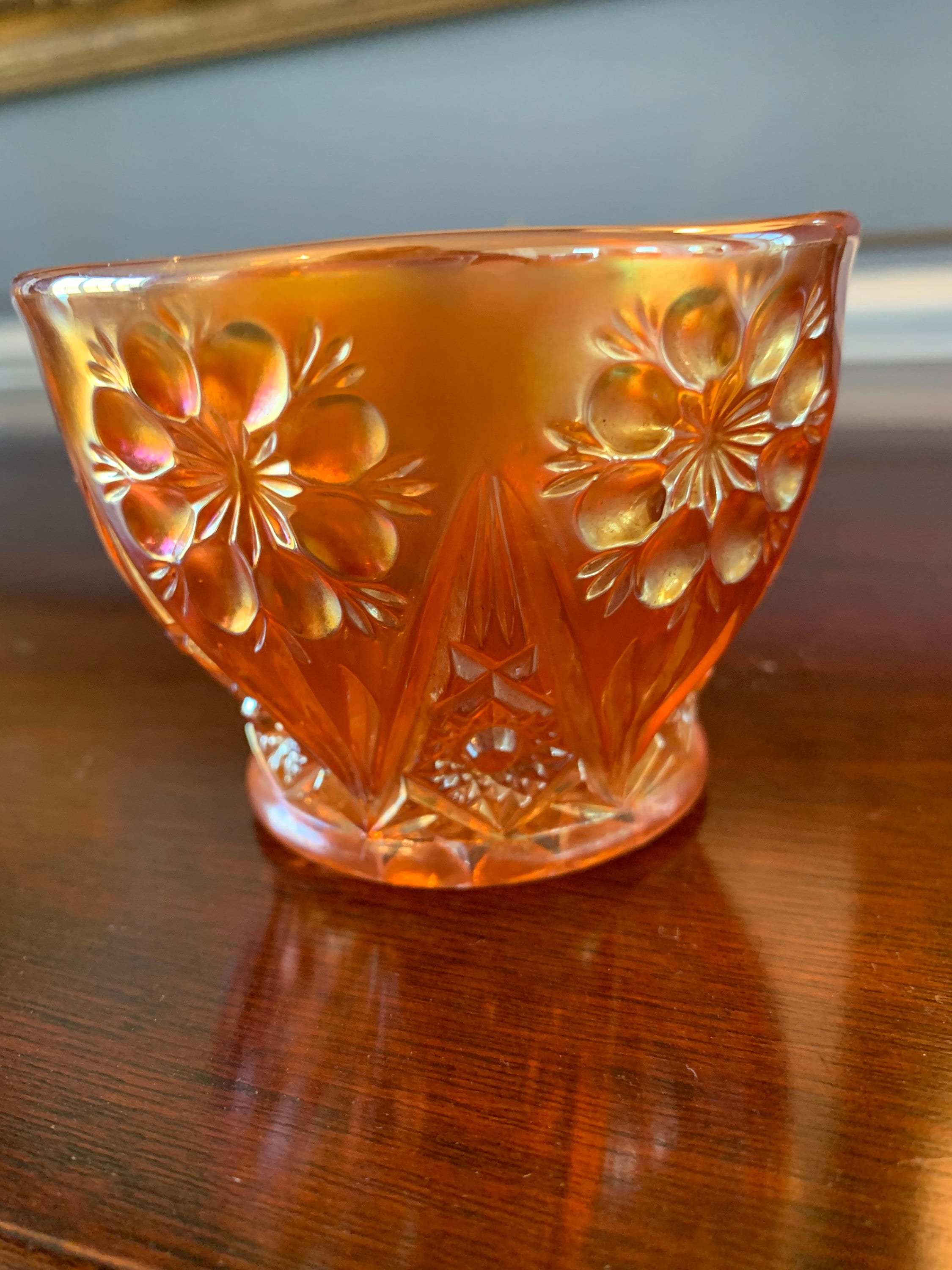Imperial Carnival Glass 474 Daisy Design Iridescent Punch Cup - Etsy