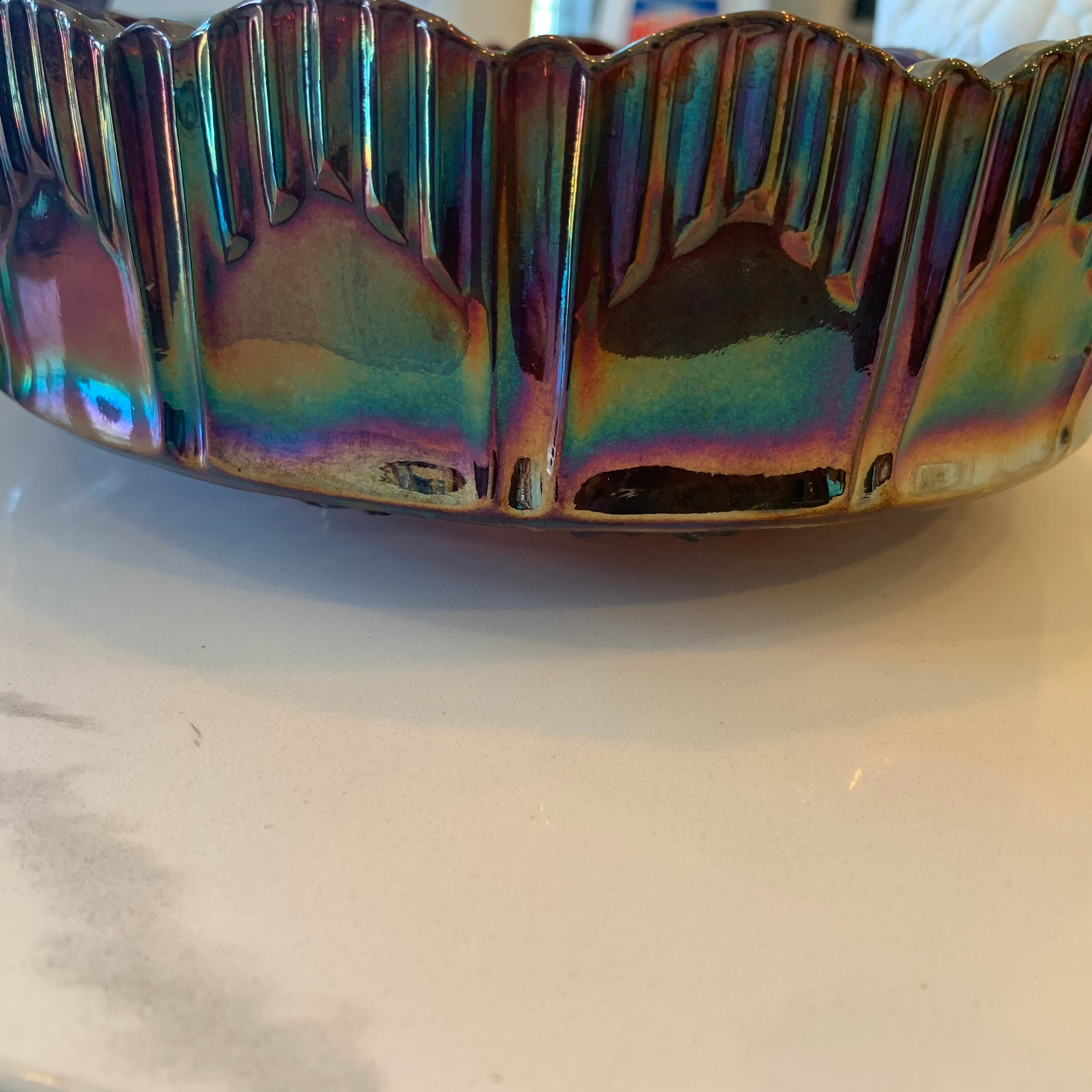 RARE Antique Flora Floating Bowl By Sowerby | Etsy