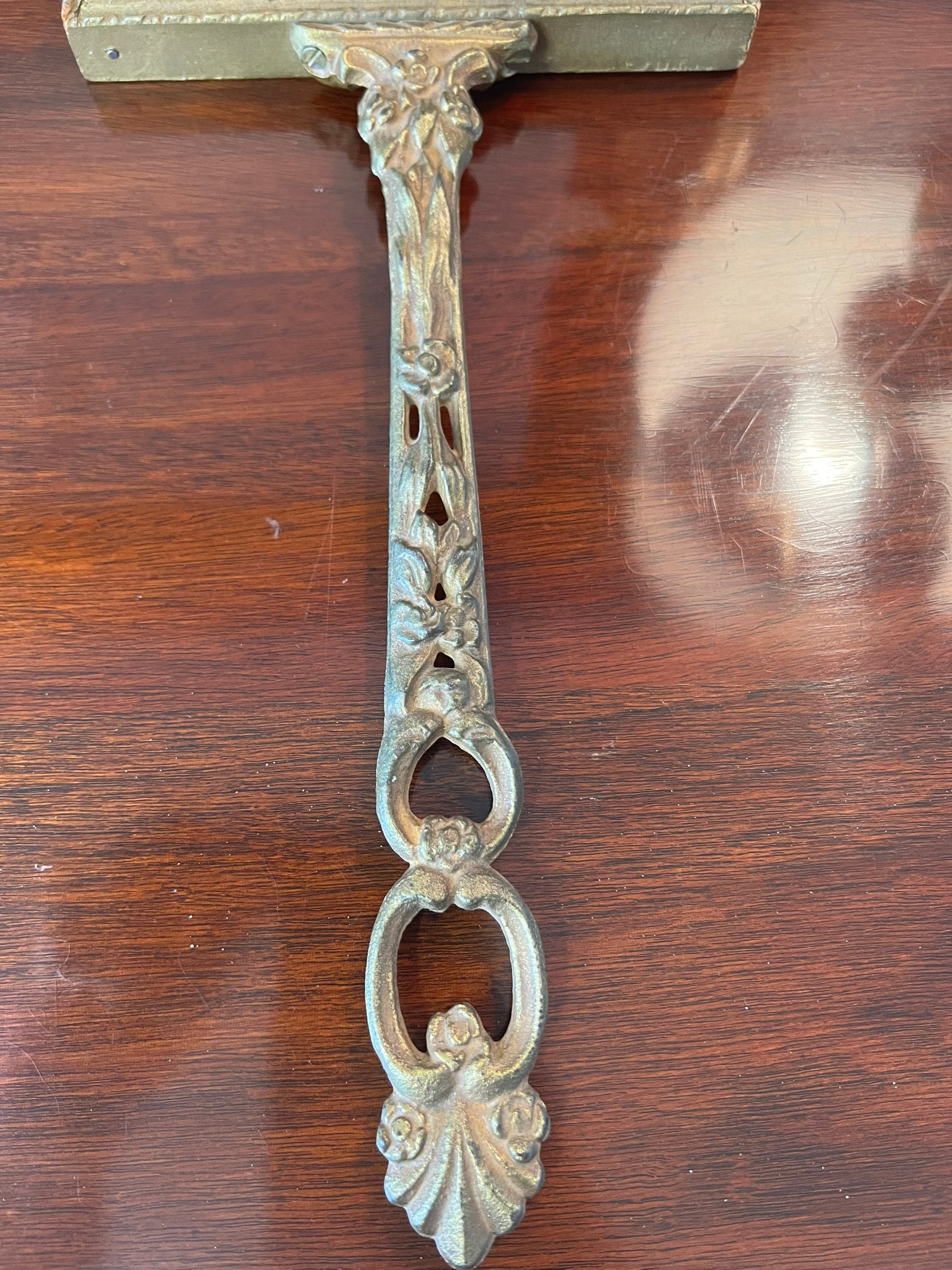 Antique Late 1800's Victorian Hand Held Mirror With Framed Picture of ...