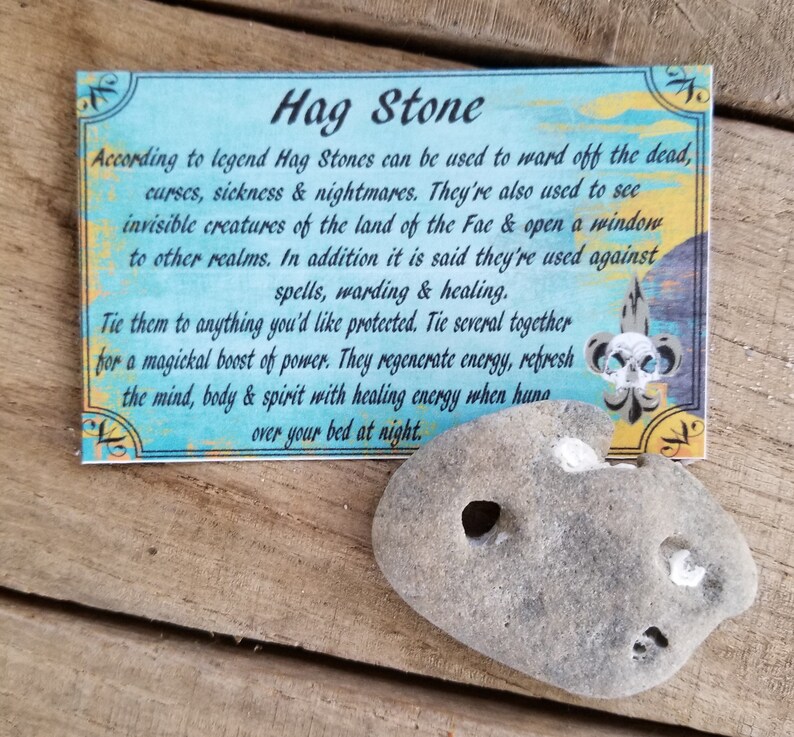 Hag Stone pocket Size Protection Talisman Aka Fairy Stone - Etsy UK