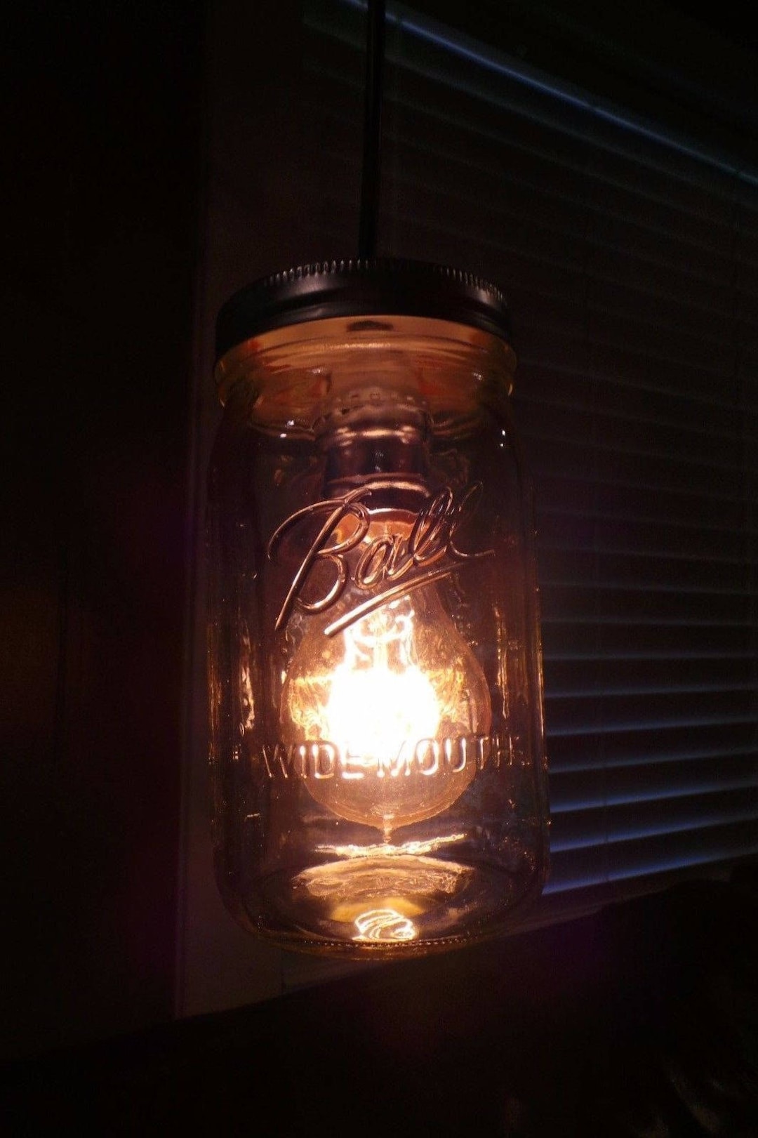 Ball Mason Jar Pendant Light - Etsy