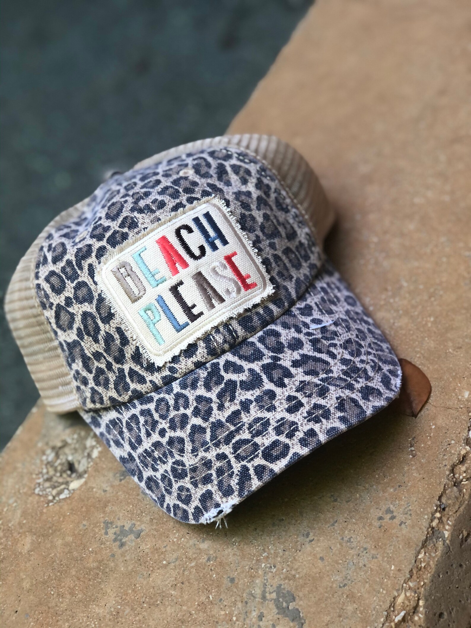 Beach Please Patch Hat - Etsy