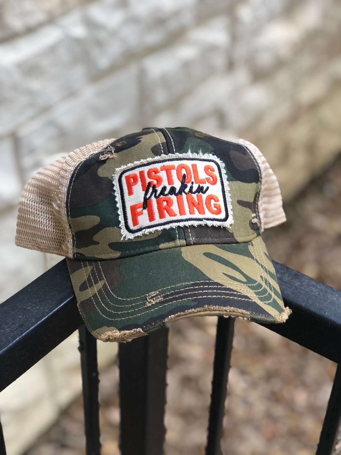 Go Pokes/Pistols Freakin Firing Patch Hat | Etsy