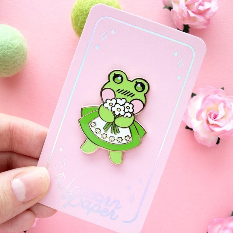 Frog Pins - Etsy