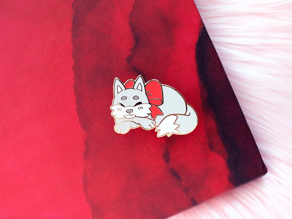 Wolf Enamel Pin Little Red Riding Hood Fairytale Gift | Etsy
