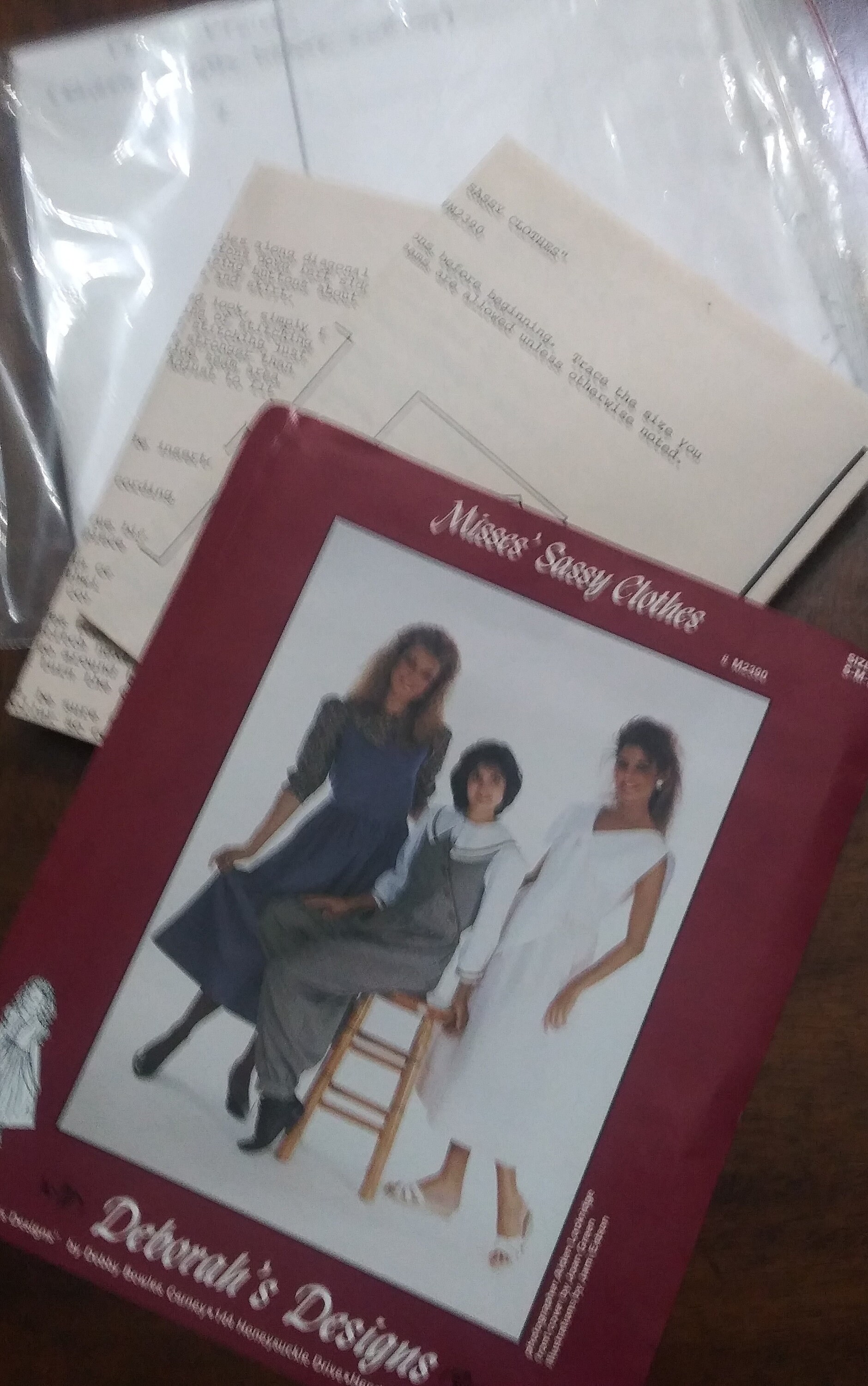 Deborah's Designs Misses Sassy Clothes Puff Sleeve Blouse Jumper ...