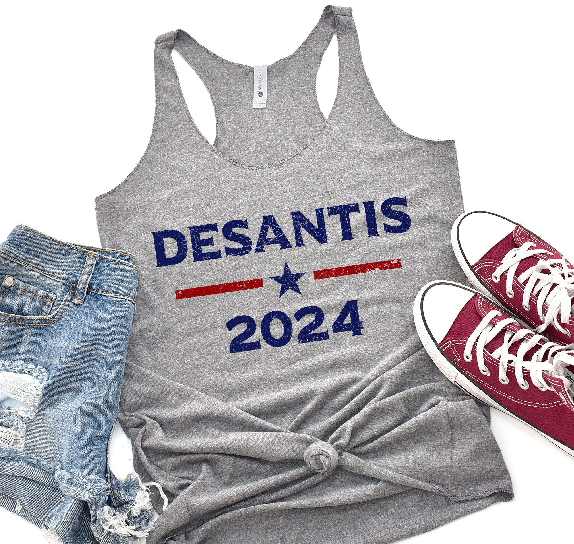 Republican Tank Ron DeSantis 2024 Trump DeSantis Shirt | Etsy