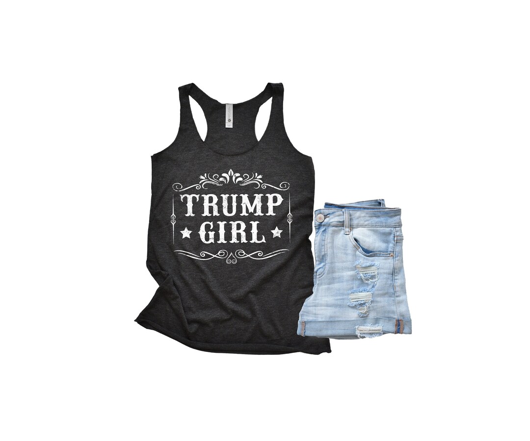 Republican Trump Girl Tank Top: Girly Trump 2020 Tank Top - Etsy