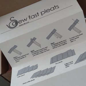 Sew Fast Pleats Quick Pleaters Fabric Folding Tool Pleating Forks ...