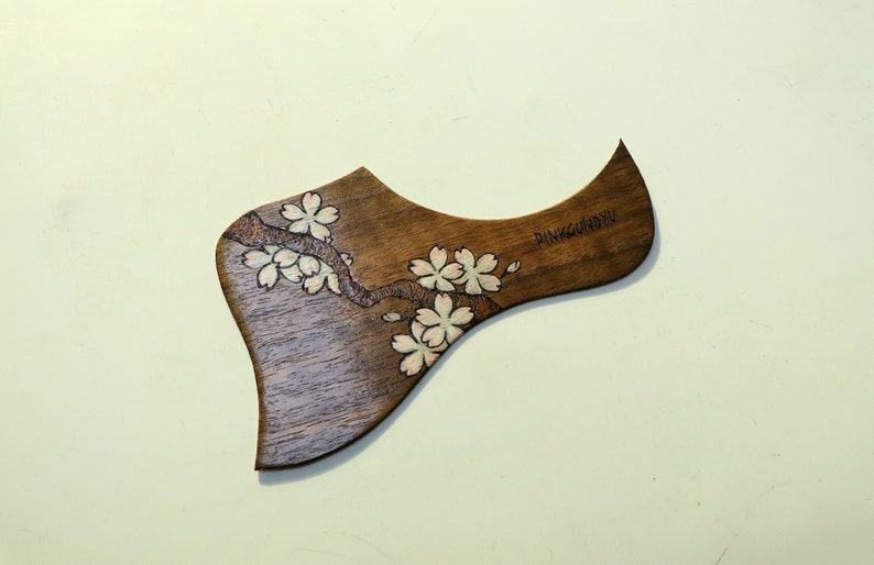 Pickguard Pickguard Acoustic Guitar Custom Wood Pickguard | Etsy