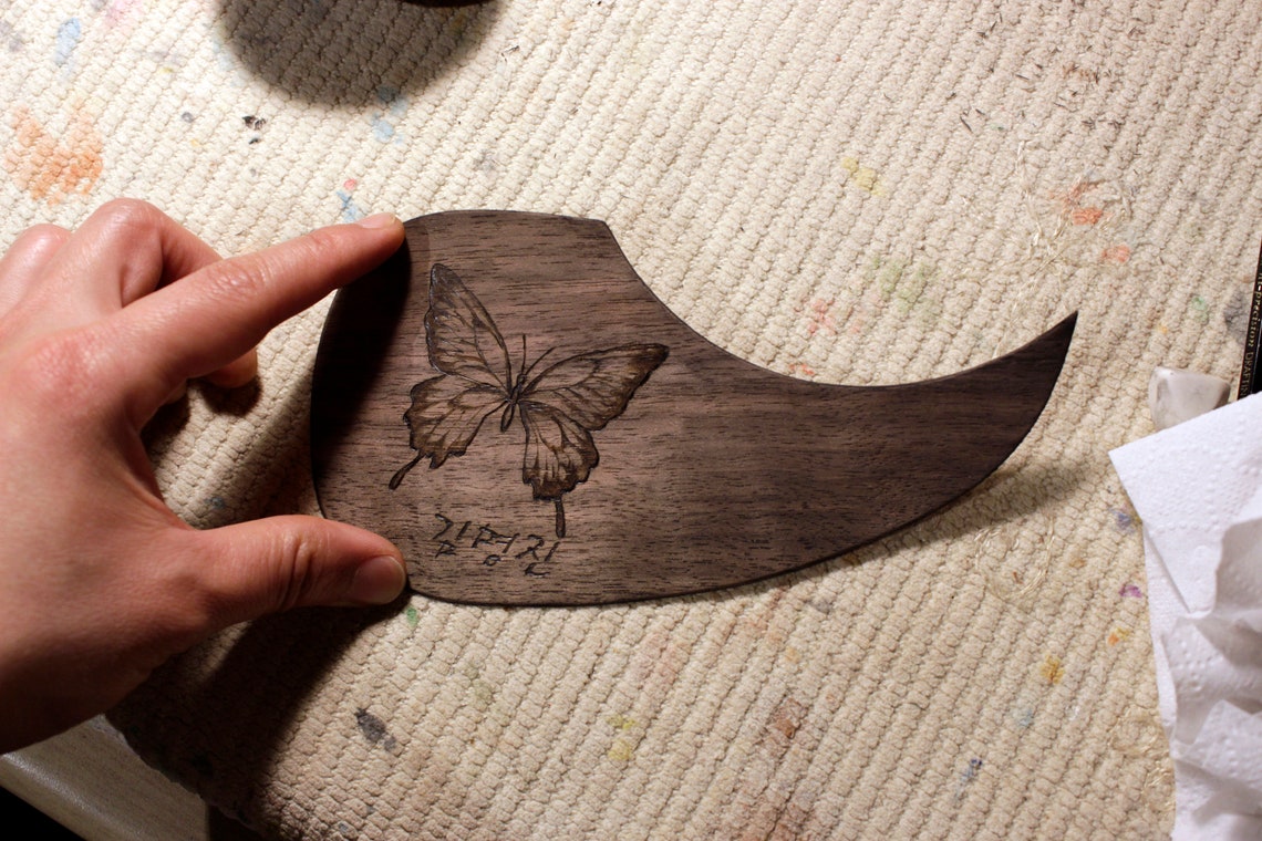 Pickguard Pickguard Acoustic Guitar Custom Painting | Etsy