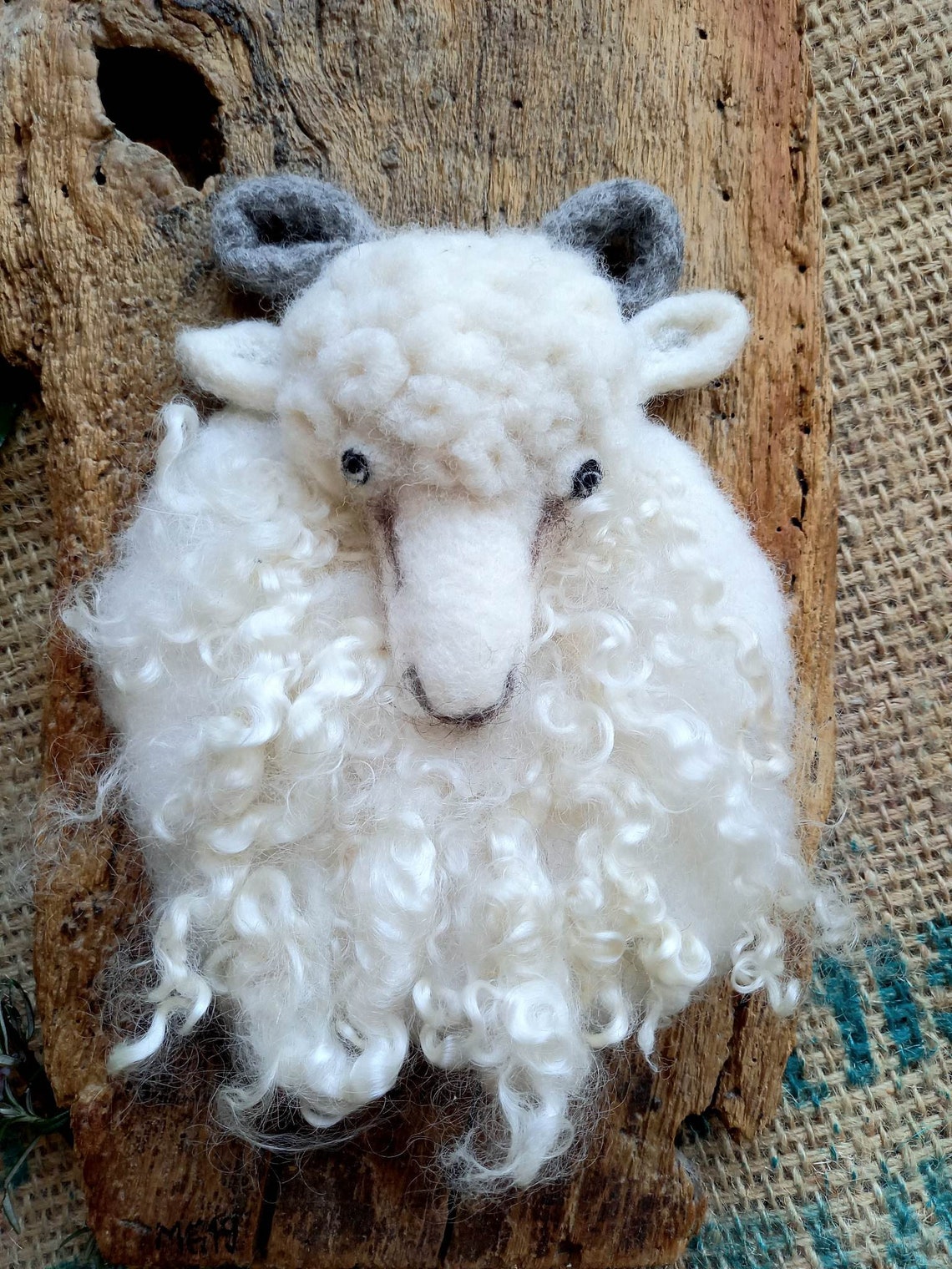Needle Felted Sheep Sculpture - Etsy