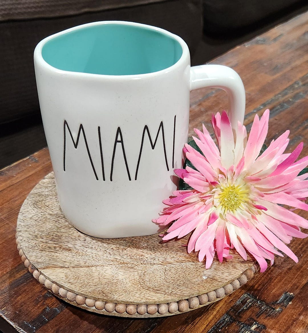 Rae Dunn Double Sided MIAMI Mug - Artisan Collection by Magenta - New ...