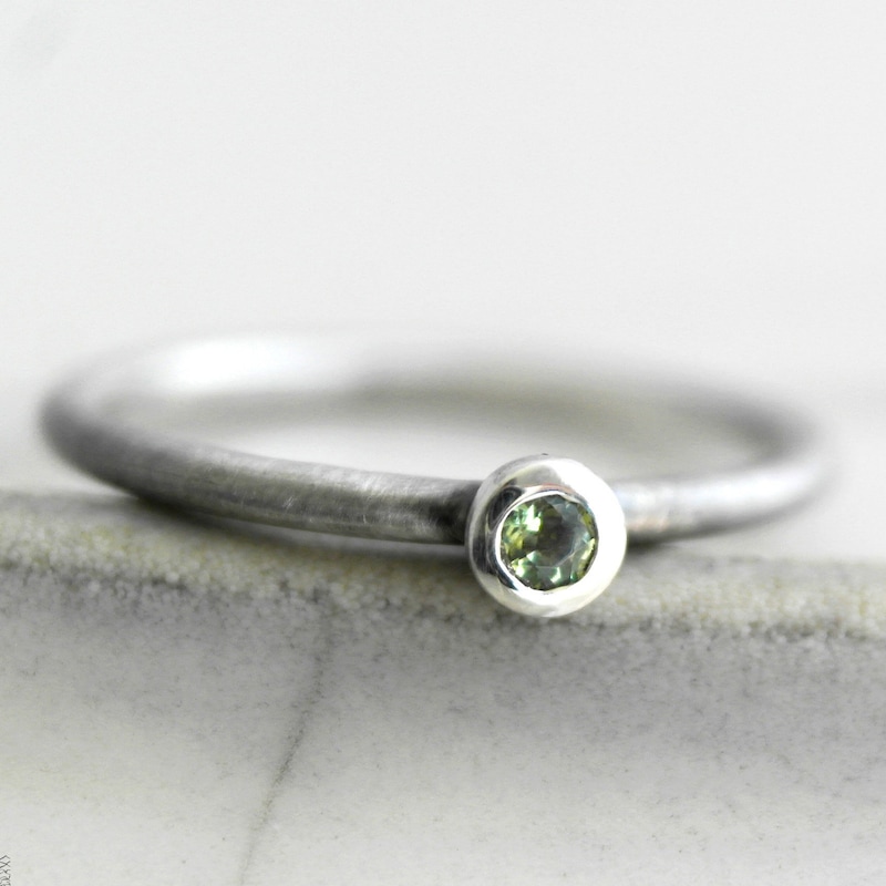 Simple Stone Ring - Etsy