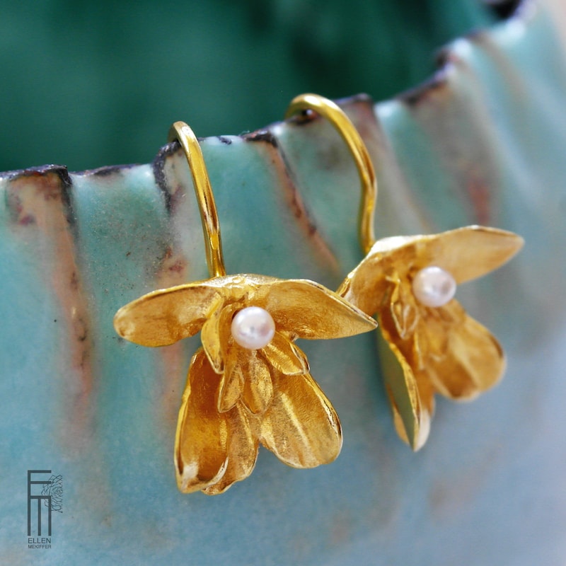 Botanical Earrings - Etsy