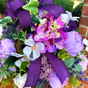 Easter Centerpiece, Sympathy Centerpiece, Lenten Centrpiece, Easter ...