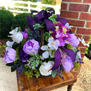 Easter Centerpiece, Sympathy Centerpiece, Lenten Centrpiece, Easter ...