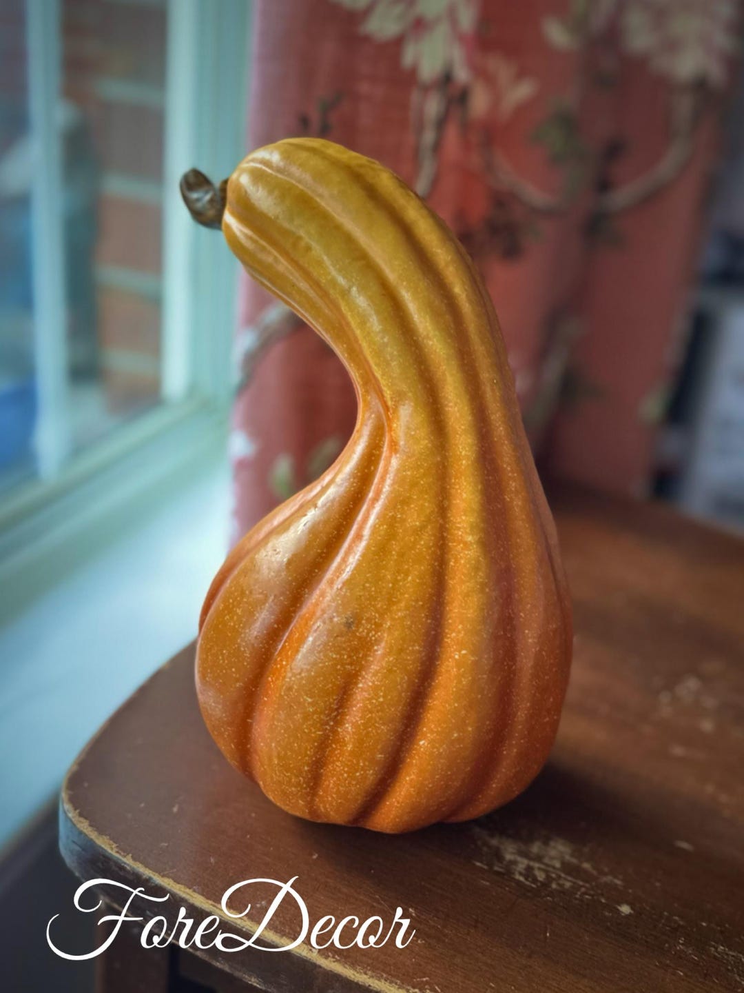 Faux Autumn Pumpkin: Outdoor Fall Squash Decor - Etsy