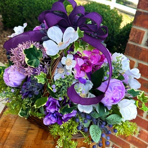 Easter Centerpiece, Sympathy Centerpiece, Lenten Centrpiece, Easter ...