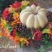 Pumpkin Table Arrangement, Fall Gourd Table Centerpiece, Pumpkin and ...