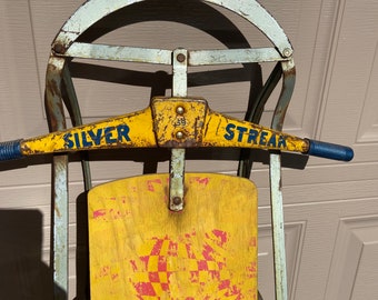 Vintage Childrens Snow Sled With Rails - Etsy