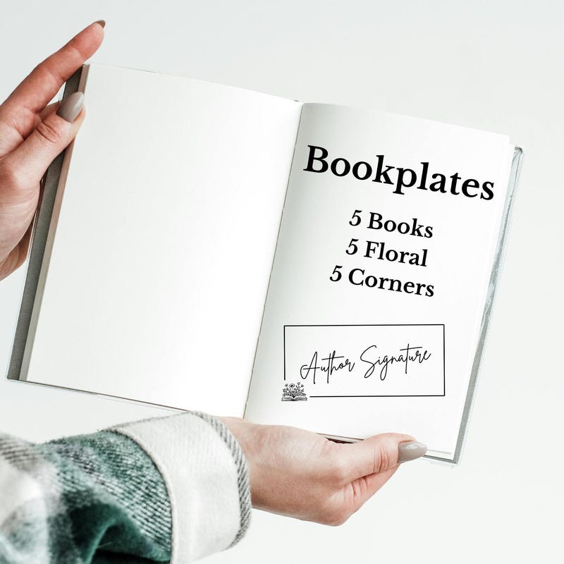 Author Signing Plate - Etsy
