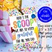Here's the Scoop Ice Cream PRINTABLE Tags, Grateful for You Teacher ...