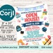 Back to School Open House Flyer ,PTA PTO Event, Meet the Teacher, Open ...