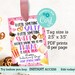 Valentines Day Snack Tag, Sweet and Salty, Gift Tag for Snacks, Easy ...