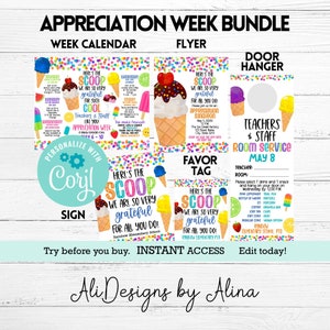Here's the Scoop Ice Cream Appreciation Week Bundle, Cool Teachers ...
