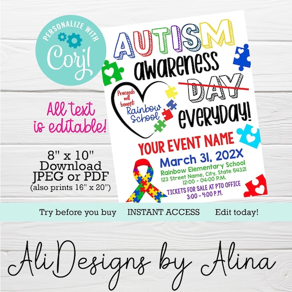 Autism Awareness Posters - Etsy