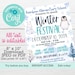 Winter Festival Flyer, EDITABLE Poster, Winter Market, Christmas ...