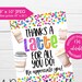 Thanks a LATTE for All You Do PRINTABLE Coffe Bar Sign Teacher Week ...