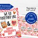 Peanut Butter and Jelly Valentine's Day Tag, Instant Download, PB Jelly ...