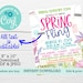 Spring Market Flyer EDITABLE Poster for Bazaar, Spring Fling Flyer ...