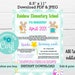 April Editable Newsletter, Easter Inspired, PTA PTO Handout Flyer ...