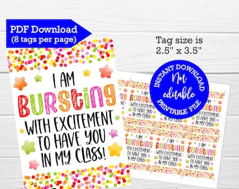 Bursting With Excitement - Etsy
