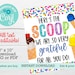 Here's the Scoop, Ice Cream Printable Sign, EDITABLE Template, Teacher ...
