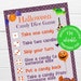 Halloween Candy Dice Game, PRINTABLE Halloween Games, Classroom ...