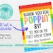 Thank You for Poppin by EDITABLE Tags, PTA PTO Event, Back to School ...
