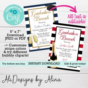 Brunch Invitation - Etsy