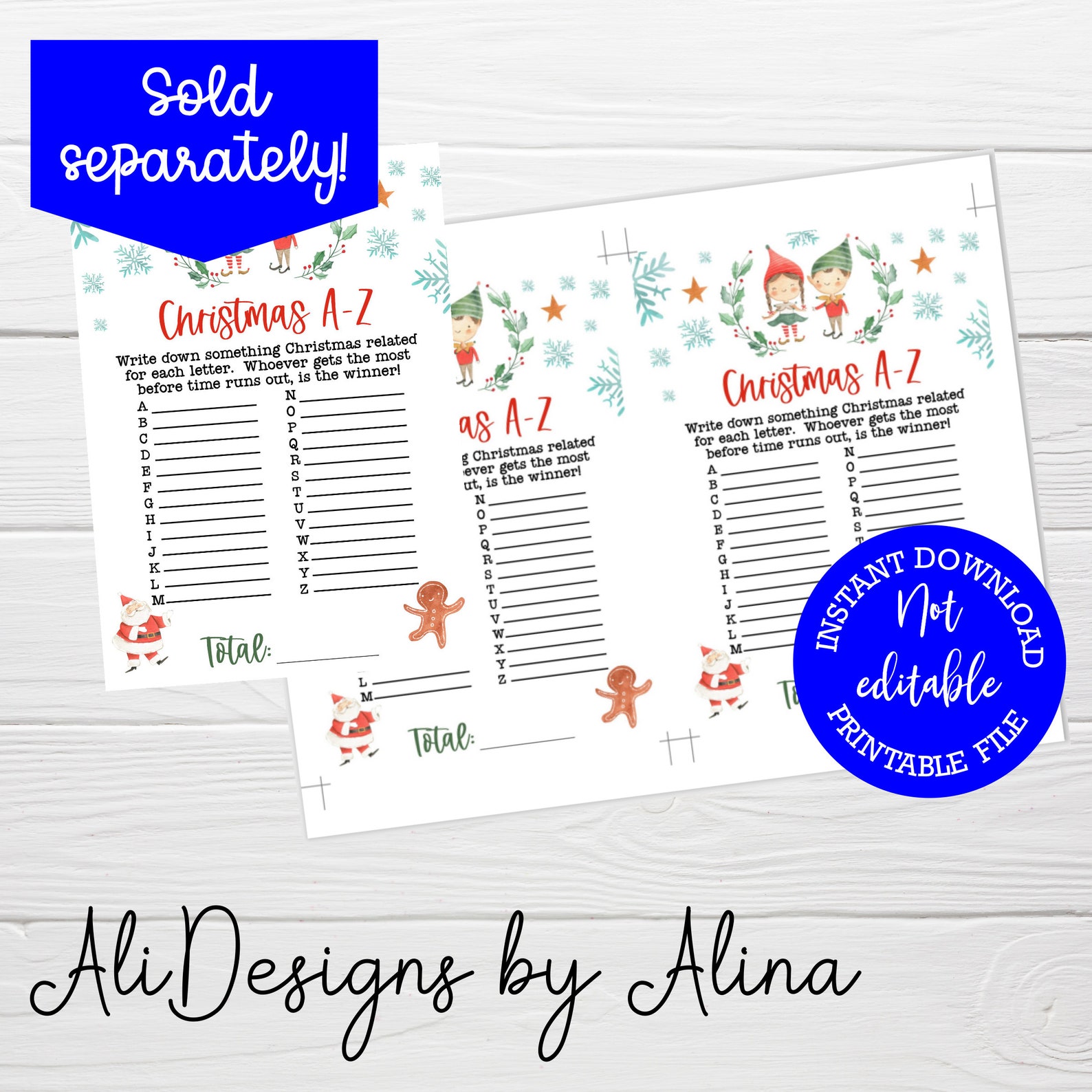 The Price is Right PRINTABLE Game, Christmas Edition, Christmas Party ...