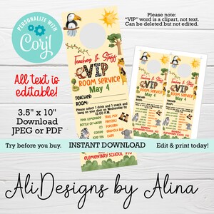 Safari Teacher Appreciation Week Calendar Zoo Without You EDITABLE ...