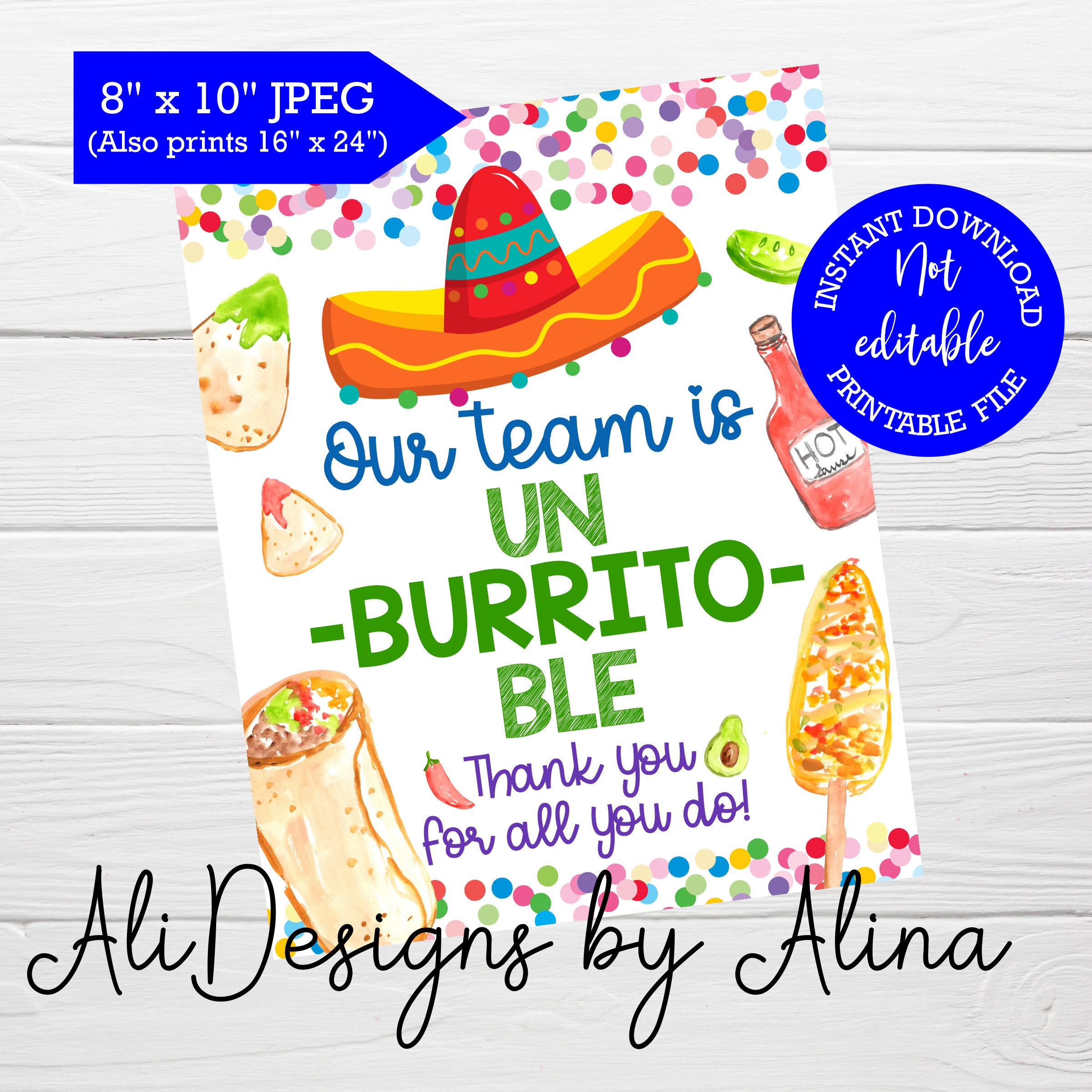 Appreciation Signs Bundle, Teacher Week, Holy Guacamole, Nacho Average ...