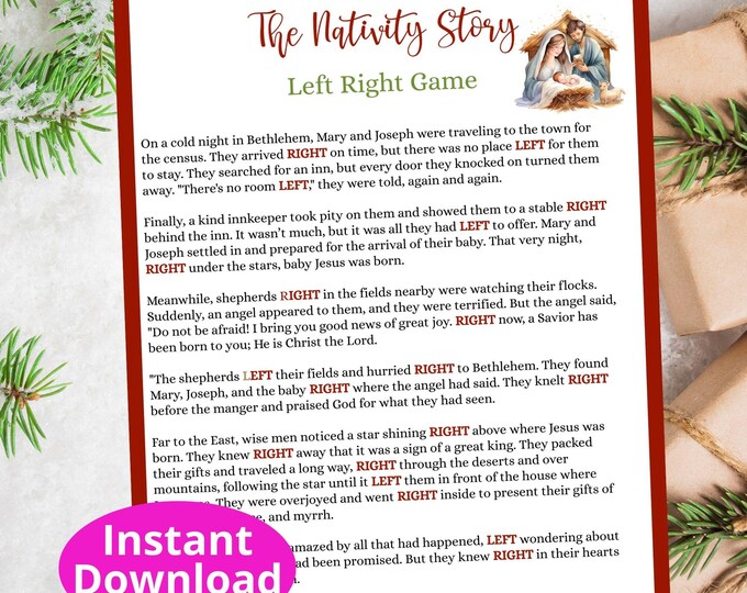 Nativity Pass the Present | Church Bible Games | Christmas Bible Games ...