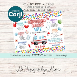 National Nurses Week Calendar of Events, Nurse & Medical Staff ...