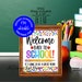 Welcome Back to School Printable Sign INSTANT Download, Welcome Sign ...
