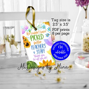 We Couldn't Have Picked Better Teachers and Staff, Appreciation Tags ...