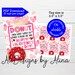 Valentine's Day Tag for Donuts, Donut Know What I Would Do Without a ...
