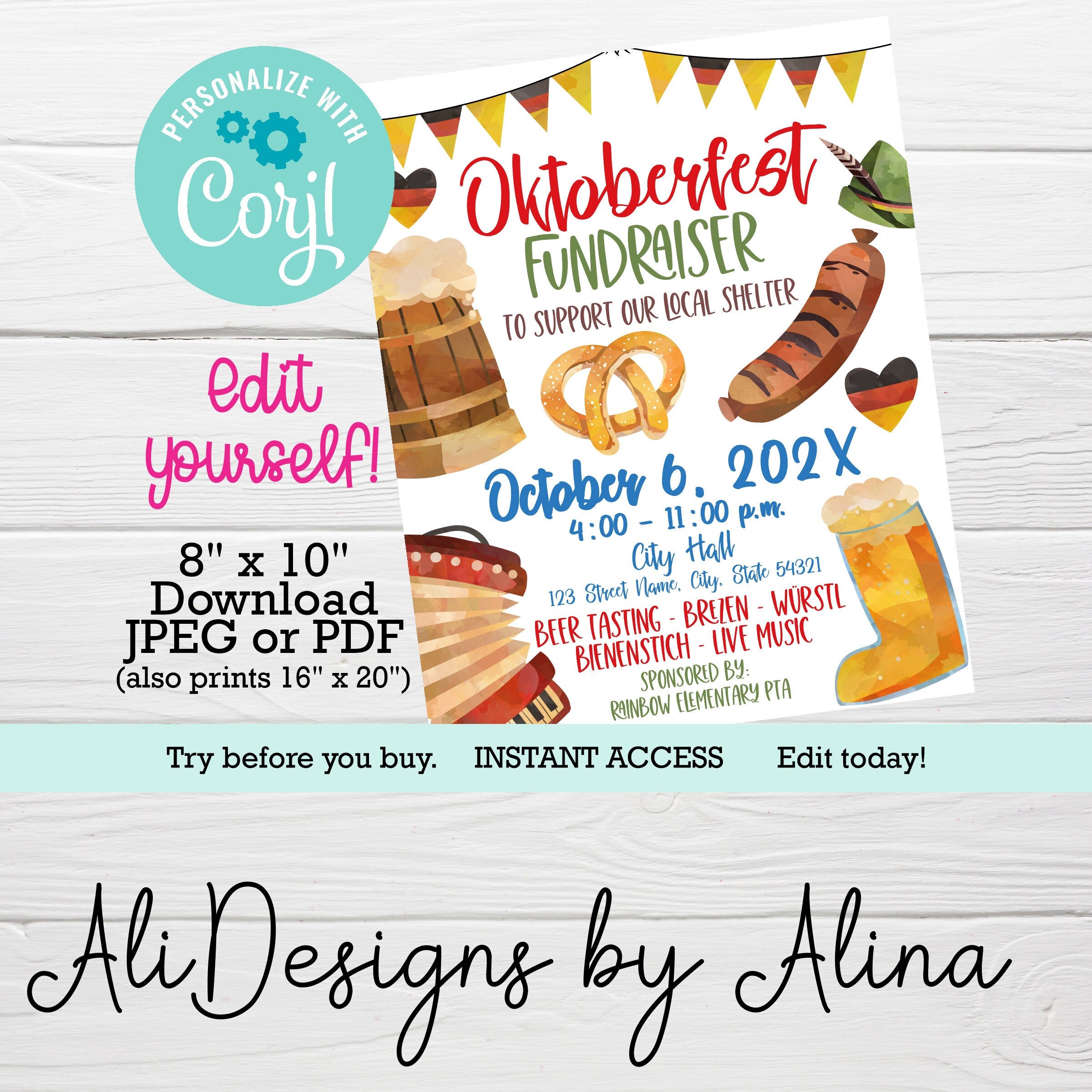 Oktoberfest Poster Template